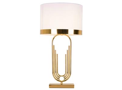 China 220V White D38cm * H74cm Contemporary Bedside Lamps For Home Decor for sale