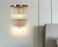 China E14 Clear Color 260*H400 260*H580 Crystal Wall Lamp for sale