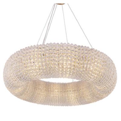 China OEM Clear Crystal Modern Pendant Light Indoor Decoration for sale