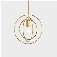 China D30cm Round Metal Modern Pendant Light Home Decoration for sale