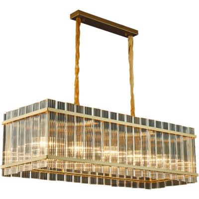 China Nordic Ironwork Glass Chandeliers Postmodern Decorative Hanging Lamp for sale