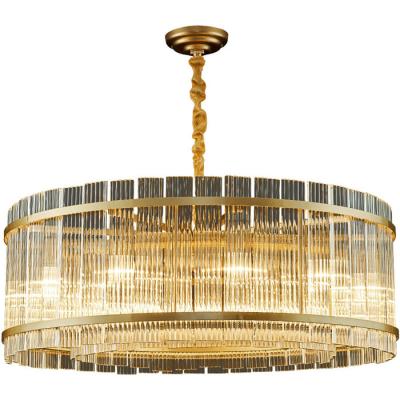 China Chandelier Modern Pendant Light Iron Art Glass For Living Room for sale