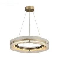 China Art Stainless Steel Titanium Glass Modern Pendant Light LED 3 Colors for sale