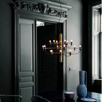 China E14 Plated Chrome Branch Pendant Light Hardware Plating for sale