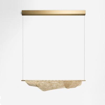 China Champagne Gold Metal Mesh LED Pendant Light Modern For Home for sale