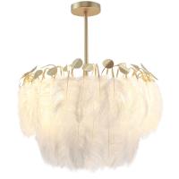 China Hardware Wrought Iron Ostrich Pendant Lights Modern Nordic Luxury for sale