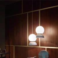China Sunny Dolls Bar Painting Ball Iron Glass Pendant Lights Dia 200cm for sale