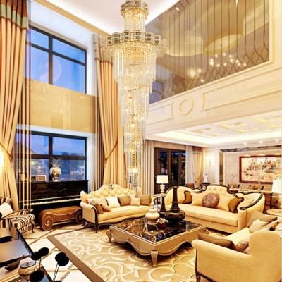 China AC265V Villa Hotel Modern Led Crystal Chandelier Dia 450mm for sale