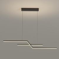 China Adjustable Kitchen Linear Strip Led Pendant Light 22W Anti Rust Paint for sale