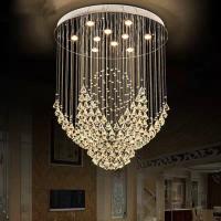 China AC265V Crystal Pendant Ceiling Light E14 Height 1000mm for sale