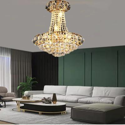 China Luxurious Raindrop Led Modern Pendant Light AC265V Led Crystal Chandelier for sale