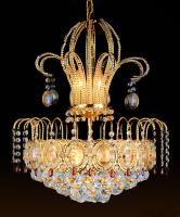 China Large Lobby Bright Luxury Crystal Pendant Light Dia 400mm for sale