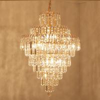 China Modern 4 Heads AC265V Crystal Pendant Chandelier For Living Room for sale