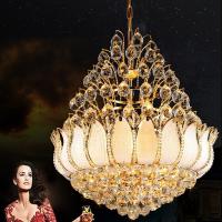 China Luxury Decorative Crystal Glass Modern Pendant Light Dia 450mm for sale