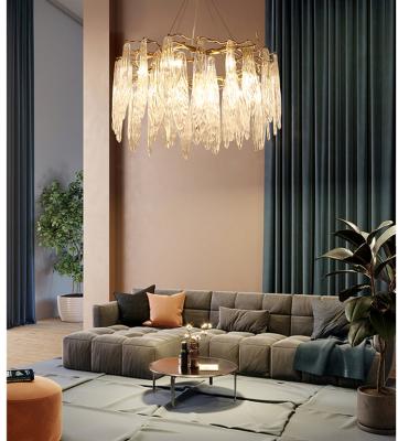 China Living Room Luxurious G9 Led Crystal Pendant Light AC265V for sale