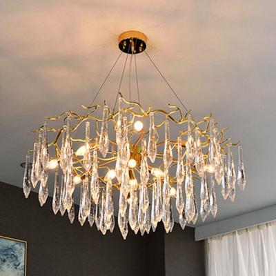 China Luxury Living Room Modern Crystal Chandelier Dia 600mm SAA for sale
