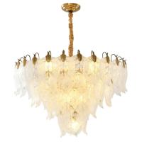 China Indoor Living Room Decorative Led Crystal Pendant Light 110lm Surface Mounted for sale