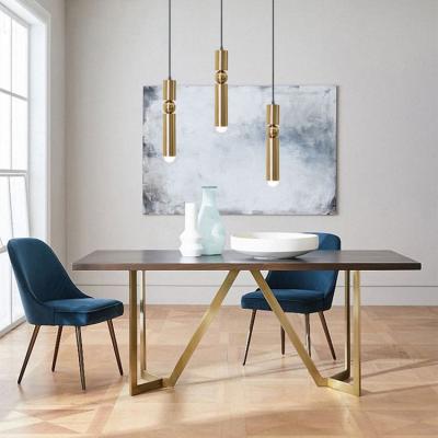 China Nordic Indoor Bedroom Gold Modern Pendant Light Dia 6cm for sale
