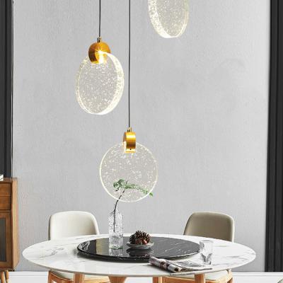 China 3W Living Room Hanging Nordic Pendant Light Dia 130mm Corrosion Resistance for sale