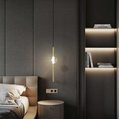 China Bedroom Hanging Dining Room Crystal Pendant Light Nordic Decoration for sale