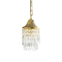 China Fashion Modern Pendant Lighting Crystal Glass Hanging Bedside Luxury Bedroom for sale