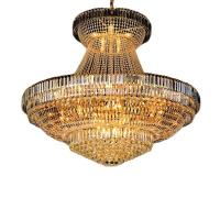 China Decorative Artistic Modern E14 Crystal Pendant Light 110V Size Customize for sale