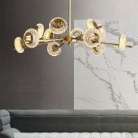 China Fashion Elegant Crystal Pendant Light Modern Style D68*H55cm Size for sale