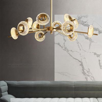 China Fashion Elegant Crystal Pendant Light Modern Style D68*H55cm Size for sale