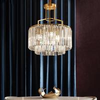 China Artistic Villa Modern Crystal Pendant Light Decoration Wedding for sale