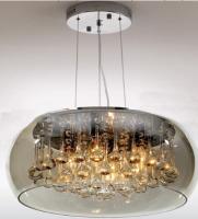 China Indoor Living Room Modern Crystal Pendant Light Luxury Bright for sale