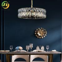 China Dining Room Crystal Pendant Light Customized Home Decoration Hanging for sale