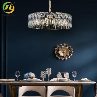 China Dining Room Crystal Pendant Light Customized Home Decoration Hanging for sale