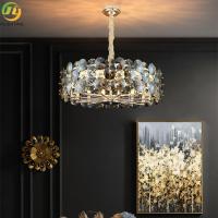 China E14 Fancy Crystal Pendant Light Anti Corrosion For Lobby for sale