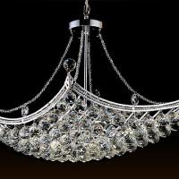 China Indoor Hanging LED Crystal Pendant Light For Living Room Hotel H360mm for sale