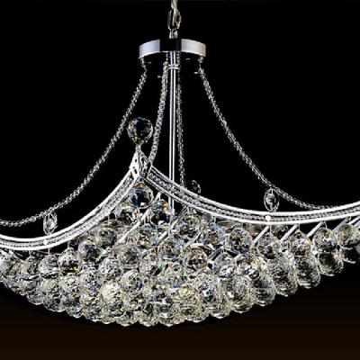 China Indoor Hanging LED Crystal Pendant Light For Living Room Hotel H360mm for sale