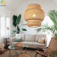 China Nordic Bamboo Modern Pendant Light Home Indoor Decorative 85V for sale