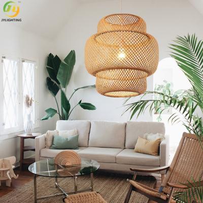 China Nordic Bamboo Modern Pendant Light Home Indoor Decorative 85V for sale