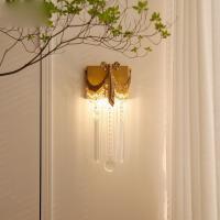 China Fancy Creative Design Crystal Wall Lamp For Villa Interior for sale