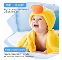 China Electronic Oral Digital Temperature Thermometer Oral Waterproof Thermometer for sale