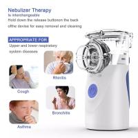 China Portable Nebulizer Machine Handheld Inhaler Mesh Nebulizer Machine for sale