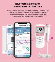 China Portable Doppler Monitor Fetal Doppler Machine Baby Heartbeat Monitor For Pregnant Women for sale