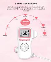 China Portable Doppler Monitor Fetal Doppler Machine Baby Heartbeat Monitor For Pregnant Women for sale