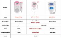 China OEM Hospital Machines Portable Pregnant Women Fetal Doppler Fetal Heart Monitor for sale