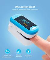China CE SPO2 Sensor Oximeter Finger Pulse Oximeter With OLED Display OEM for sale