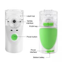 China Ultrasonic Portable Nebulizer Machine Potable Inhale Mesh Electric Ce AAA Battery X 2 270g for sale
