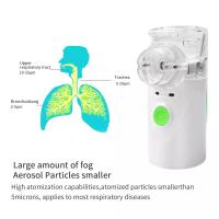 China Ultrasonic Portable Nebulizer Machine Potable Inhale Mesh Electric Ce AAA Battery X 2 270g for sale