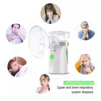 China Ultrasonic Portable Nebulizer Machine Potable Inhale Mesh Electric Ce AAA Battery X 2 270g for sale