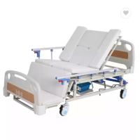 China Multifunction Cama De Manual Medical Hospital Home Care Nursing Bed With Toilet for sale