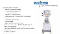 China Home ICU Ventilator Machine Emergency Respirator Breathing Machine Hospital for sale