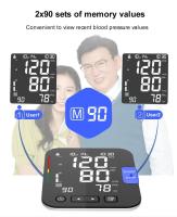 China Automatic Arm Voice Digital Bp Check Machine Medical Blood Pressure Bp Monitor for sale